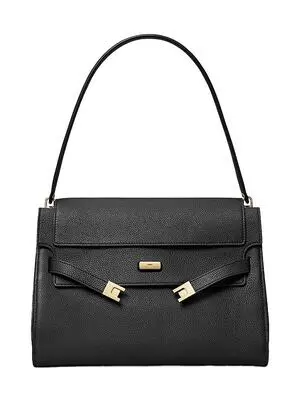 HAIR RITUEL BY SISLEY Lee Radziwill Large Shoulder Bag - Black Leather
