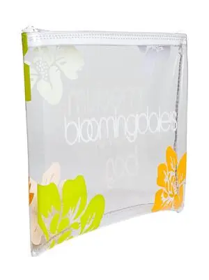 Bloomingdale'S Medium Travel Cosmetics Case - Clear Floral