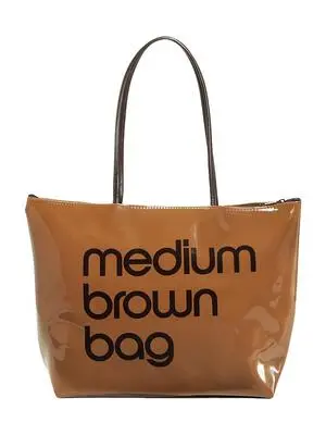 Bloomingdale'S Zip Top Tote Exclusive - Brown