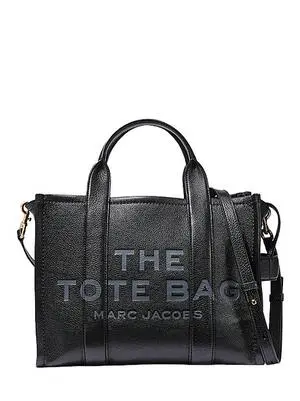 Marc Jacobs The Leather Tote Bag - Black/gold