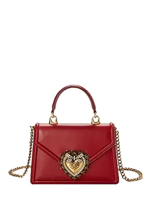 Dolce & Gabbana Dolce & Gabbana Small Devotion Bag Red