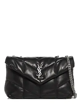 Saint Laurent Puffer Small Shoulder Bag Nero