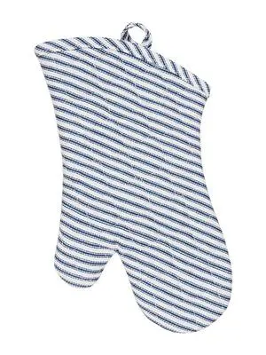 KAF HOME Kaf Home Striped Oven Mitt Blue