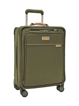 Briggs & Riley Baseline Global Carry-on Spinner Suitcase - Olive
