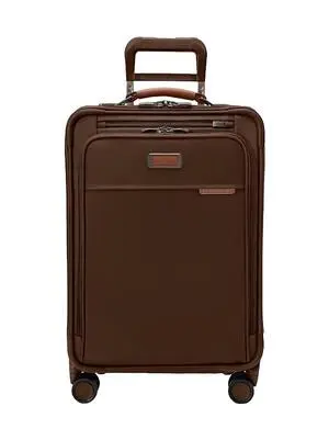Briggs & Riley Baseline Essential Carry On Spinner Suitcase - Chocolate