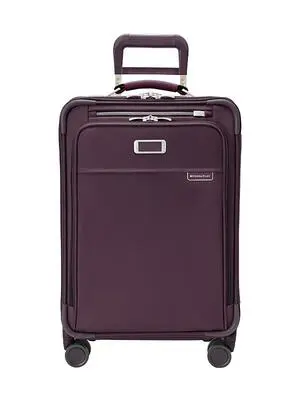 Briggs & Riley Baseline Essential Carry On Spinner Suitcase - Plum