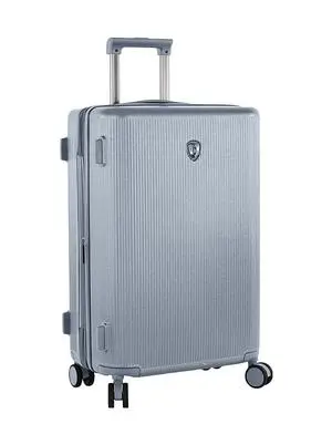 HEYS Heys Earth Tones Medium Upright Spinner Suitcase Glacier Gray