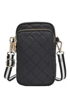 SOL AND SELENE Divide & Conquer Quilted Crossbody Black