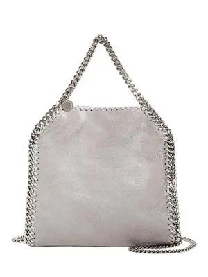 Stella McCartney Falabella Mini Tote Light Gray/silver