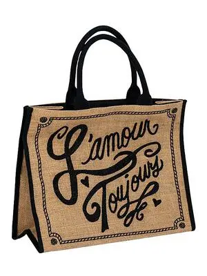 JULISKA L'amour Toujours Tote Bag - Natural Beige