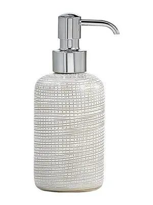 LABRAZEL Woven Pump Dispenser - Platinum/ivory