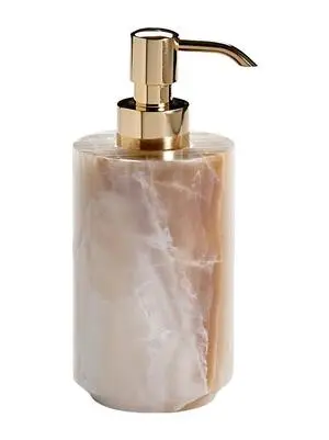 LABRAZEL Ambarino Pump Dispenser With Gold-tone Pump - Ivory/butterscotch