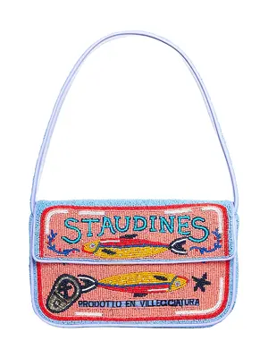 Staud Tommy Beaded Shoulder Bag Staudines