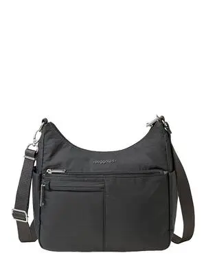 BAGGALLINI Baggallini RFID Free Time Crossbody Bag Charcoal
