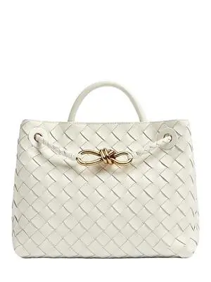 BOTTEGA VENETA Small Andiamo Intrecciato Leather Top Handle Bag