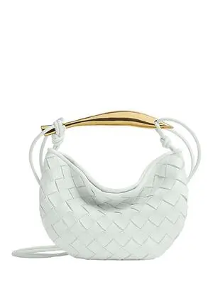 Bottega Veneta Mini Sardine Bag - Chalk Muse/brass