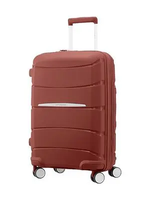 SAMSONITE Outline Pro Carry-on Spinner Suitcase - Mars Red