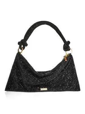 Cult Gaia Cult Gaia Hera Nano Rhinestone Shoulder Bag Black/gold