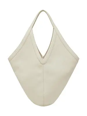 MANSUR GAVRIEL Soft Leather Hobo Bag - Pearl/warm Gold