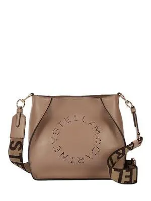 Stella McCartney Stella McCartney Logo Crossbody Bag Moss/gold