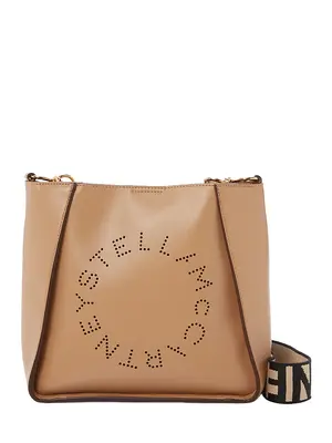 Stella McCartney Stella McCartney Logo Crossbody Bag Sand