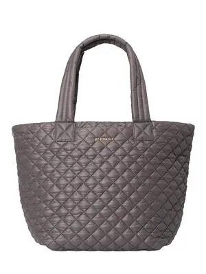 Mz Wallace Medium Metro Tote Deluxe - Magnet Gray