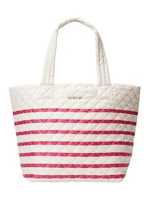 Mz Wallace Mz Wallace Medium Metro Tote Deluxe Sandshell/apple/gold