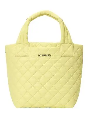 Mz Wallace Mz Wallace Mini Metro Tote Deluxe Celery/silver