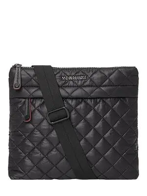 Mz Wallace Metro Flat Crossbody Bag - Black