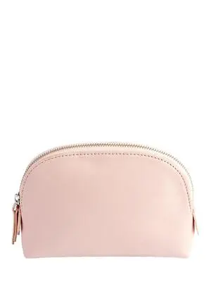 ROYCE NEW YORK Leather Cosmetics Case - Light Pink