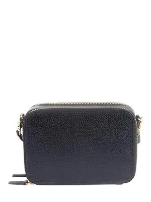 ROYCE NEW YORK Mini Leather Crossbody - Black