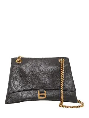 Balenciaga Crush Mini Chain Bag Graffiti - Black