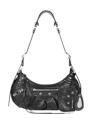 Balenciaga Le Cagole Shoulder Bag - Noir/silver