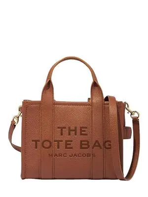 Marc Jacobs Marc Jacobs The Leather Small Tote Argan Oil/gold