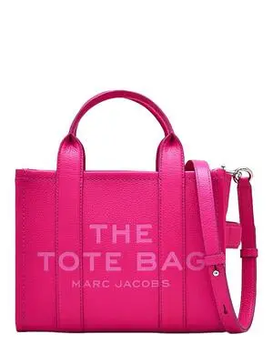 Marc Jacobs Marc Jacobs The Leather Small Tote Hot Pink