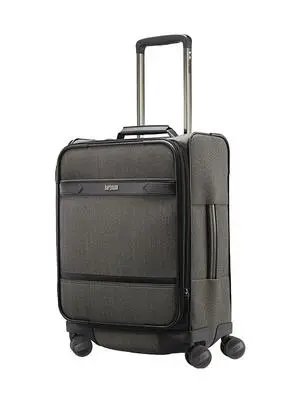 HARTMANN Herringbone Deluxe Domestic Carry On Expandable Spinner - Black Herringbone
