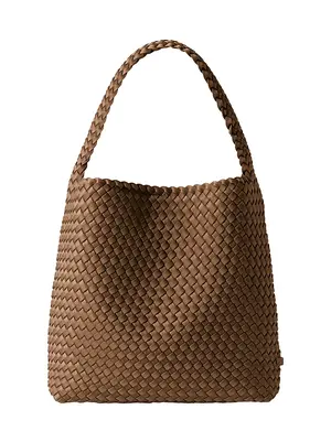 NAGHEDI Nomad Medium Hobo Bag Mink