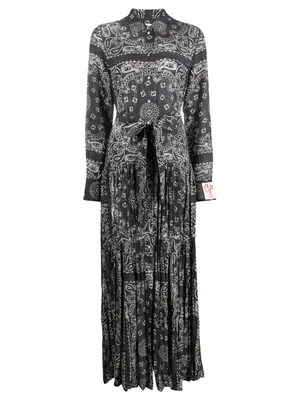 GOLDEN GOOSE Golden Goose Paisley-Print Maxi Shirt Dress
