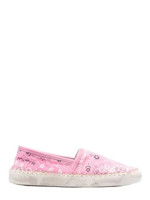 Philippe Model Bandana Print Espadrilles - Pink