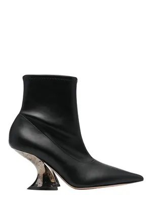 Casadei Elodie 90mm Ankle Boots - Black