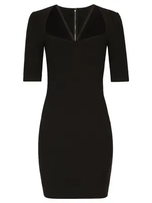 Dolce & Gabbana Strappy Minidress - Black