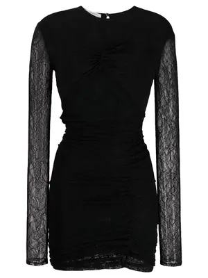Philosophy Di Lorenzo Serafini Chantilly Lace Minidress - Black