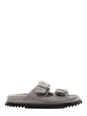 Officine Creative Introspectus 003 Suede Sandals - Grey