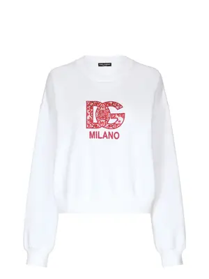 Dolce & Gabbana Logo-print Sweatshirt - White