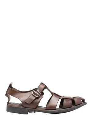 Officine Creative Chronicle Caged Sandals - Brown