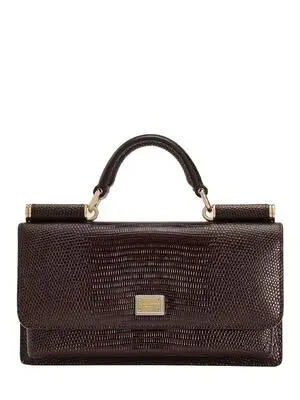 Dolce & Gabbana Iguana-print Mini Bag - Bordeaux