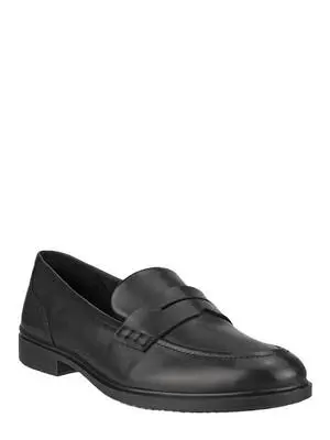 Ecco Leather Penny Loafer - Black