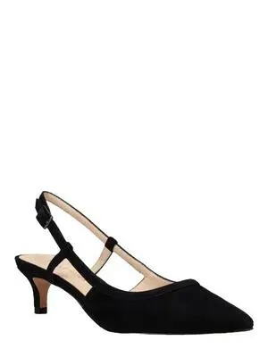 Pelle Moda Deena Slingback Pump - Black