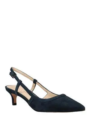 Pelle Moda Deena Slingback Pump - Midnight