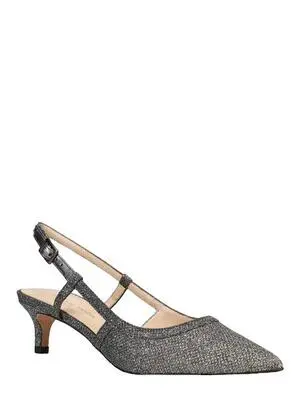 Pelle Moda Deena 2 Slingback Pumps - Pewter